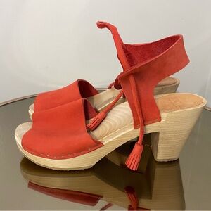 Bryr | Shoes | Bryr Hannah Spanish Toe High Heel Clogs Sz 4 New | Poshmark